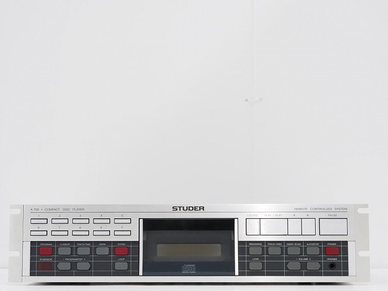 代購代標第一品牌－樂淘letao－ STUDER A725 プロ/業務用 CDプレーヤー A-725 スチューダー 018428006J