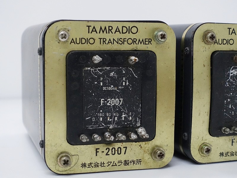 Yahoo!オークション - TAMURA F-2007 出力トランスペア F2007 タムラ...