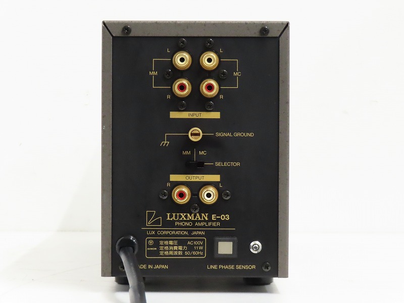 日本代購代標第一品牌【樂淘letao】－ LUXMAN E-03 フォノイコライザーアンプ E03 ラックスマン 025515003