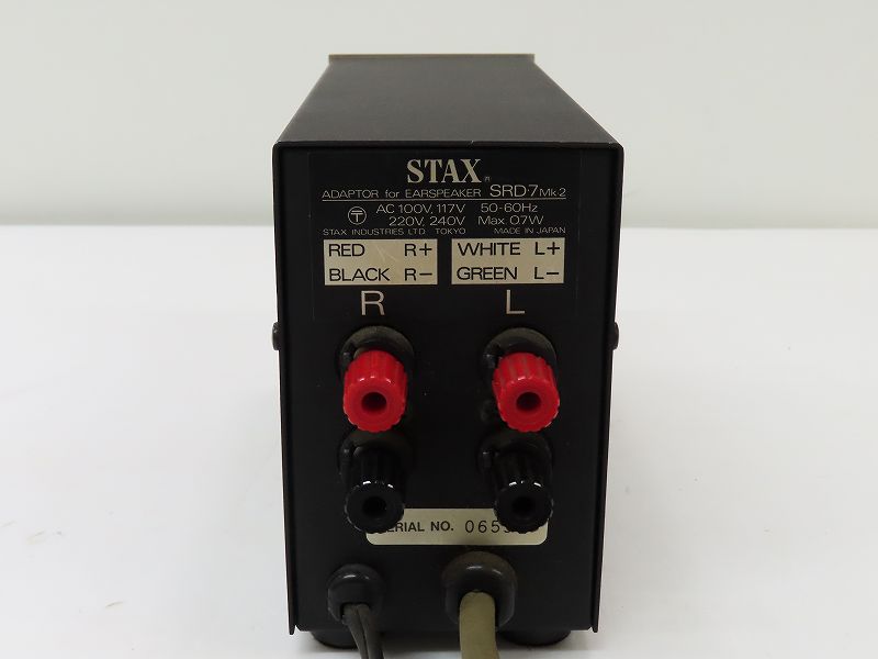 日本代購代標第一品牌【樂淘letao】－ STAX SRD-7/MK2 イヤースピーカー用アダプター スタックス 025810011