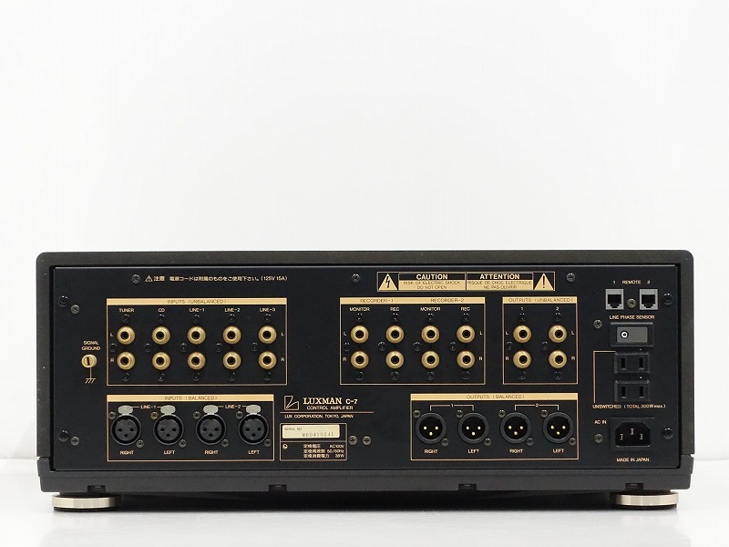 日本代購代標第一品牌【樂淘letao】－ LUXMAN C-7 プリアンプ C7 ラックスマン 元箱付 025798004m