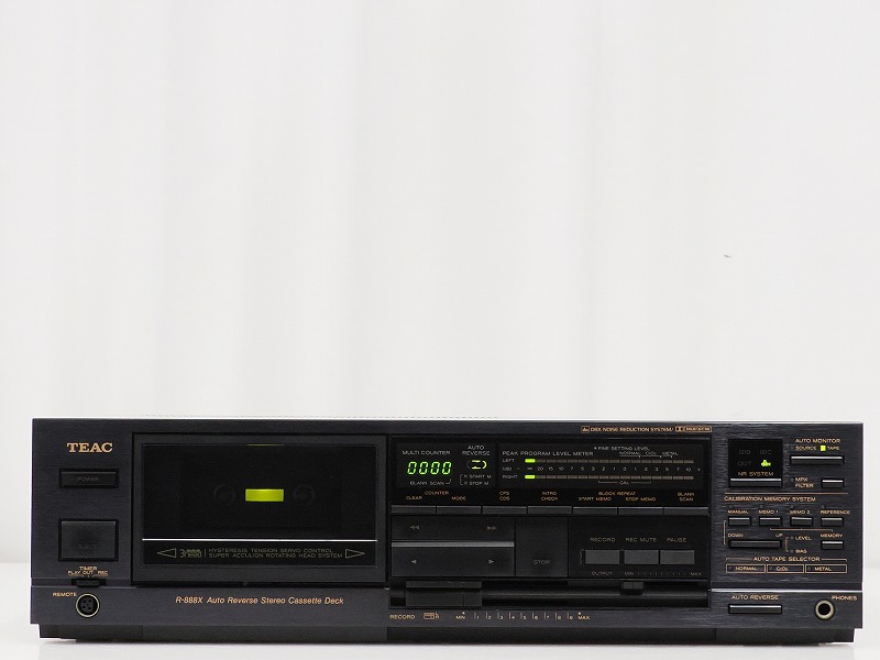 【樂淘letao】日本代購代標第一品牌－ TEAC R-888X カセットデッキ ティアック 028820005J