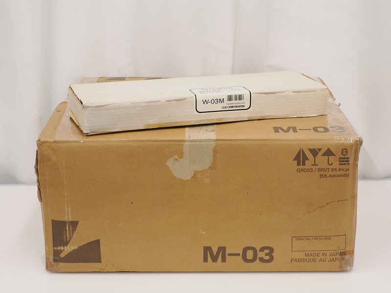 【樂淘letao】日本代購代標第一品牌－ LUXMAN M-03/W-03M パワーアンプ M03 ラックスマン 予備サイドパネル/元箱付 029464016m-2